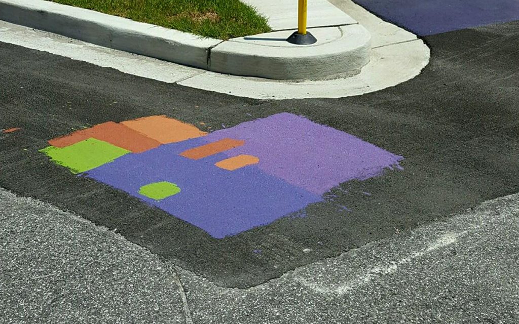 The Third Place » Planning Department’s Painted Purple Pathway: A How ...