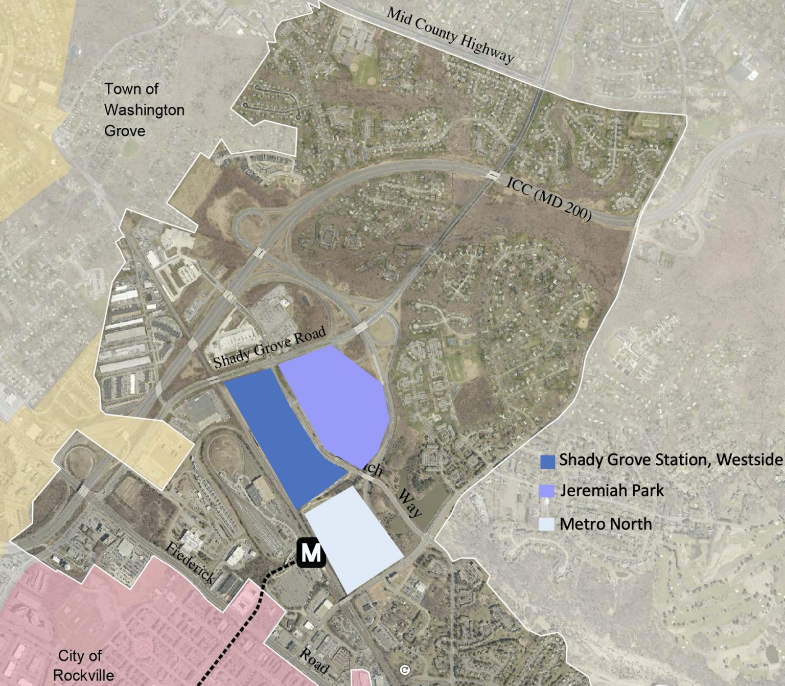 Shady Grove Station, Westside And Jeremiah Park - Montgomery Planning